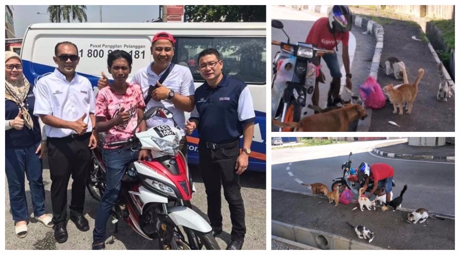 (Video) CEO Modenas Hadiahkan Motosikal Kepada Pemuda Pencinta Haiwan Ini