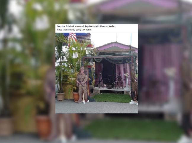 Tular Patung Askar Jepun, Pihak Majlis Daerah Kerian Tampil Beri Kenyataan