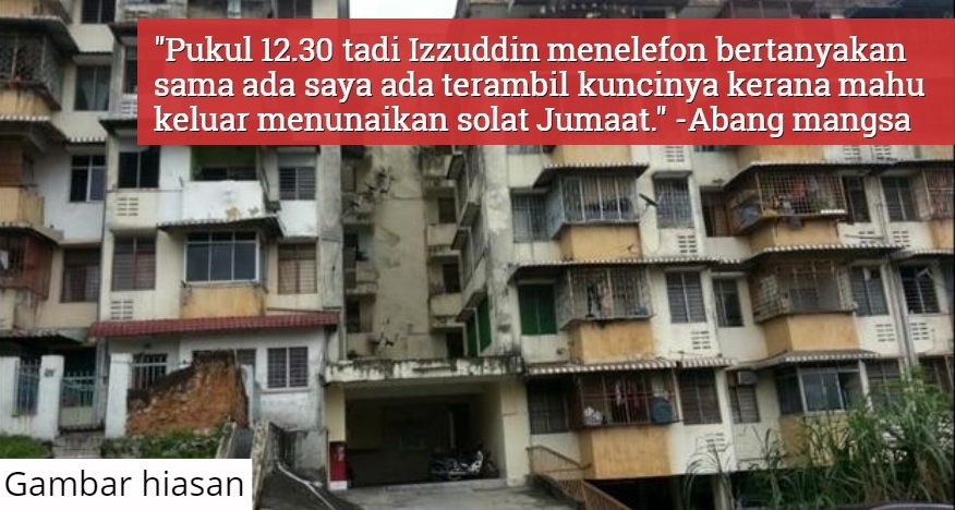 Bilal Muda Maut Terjatuh Dari Tingkat Tiga Flat