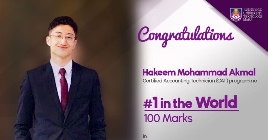 “World Number 1” Pelajar UiTM ''Score'' Markah Penuh Dalam Ujian Akaun ...
