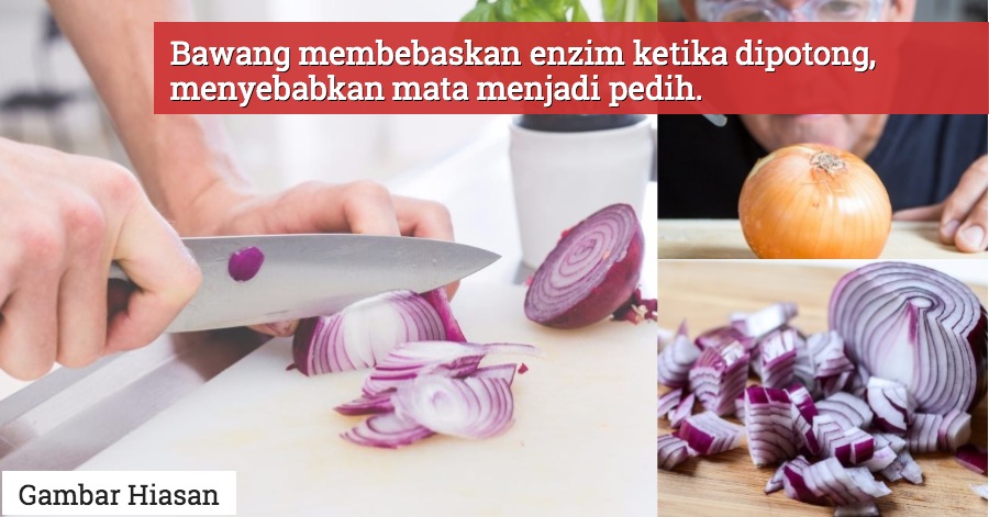 (Video) Elak 'Menangis' Ketika Potong Bawang, Ikut “Steps” Mudah Ini