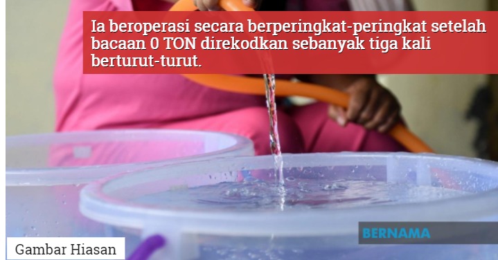 Gangguan Air: Empat Loji Rawatan Air Telah Beroperasi Semula, Bekalan Dijangka Mula Diterima ...