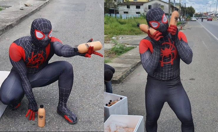 (Video) Pernah Digigit Labah-labah, 'Spiderman Perlis' Jual Teh Ais ...
