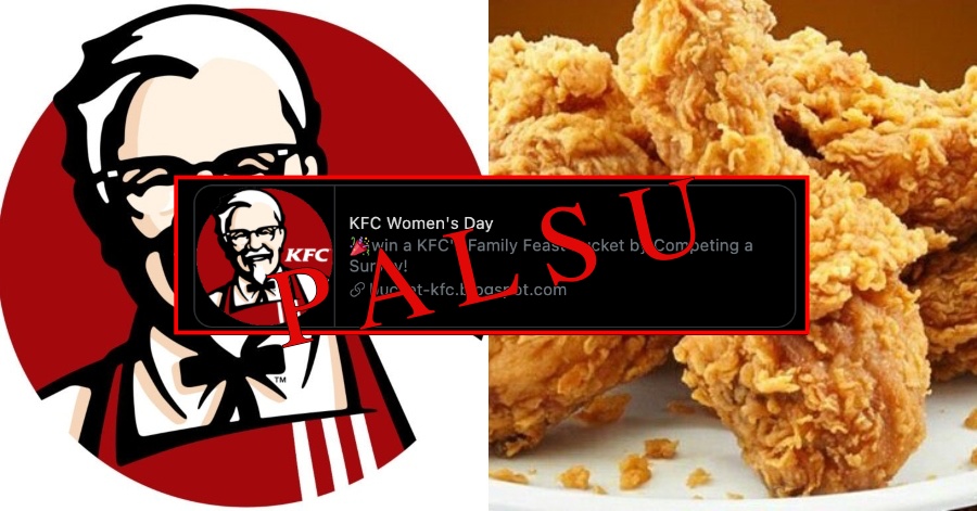 Jangan Klik Pautan Kononnya Dapat 'Bucket' Ayam KFC Percuma, KFC ...
