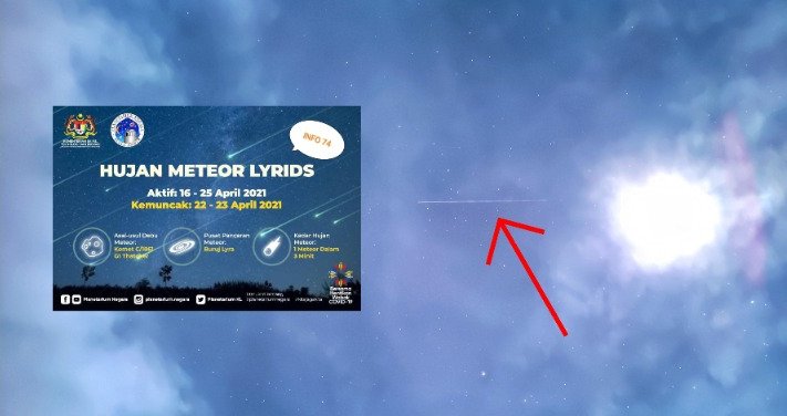 Boleh 'Standby', Fenomena Hujan Meteor Lyrids 'Mewarnai' Ruang Angkasa ...