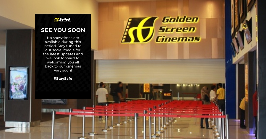 GSC Umum Tutup Semula Semua Pagung Wayang Bermula Hari Ini