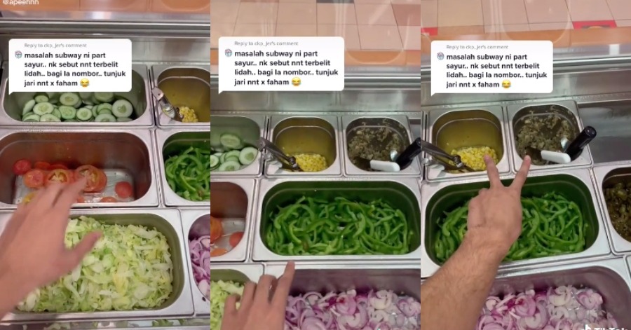 (Video) "Sayur Takde 'Limit' Kecuali..," Pekerja Subway Kongsi Tips ...