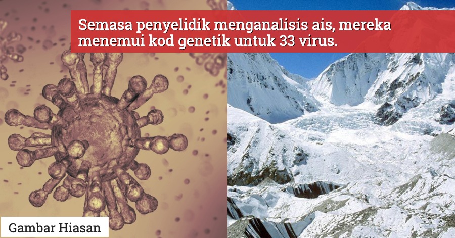 Saintis Dakwa Temui Virus Purba Membeku Dalam Sampel Ais Diambil Di ...