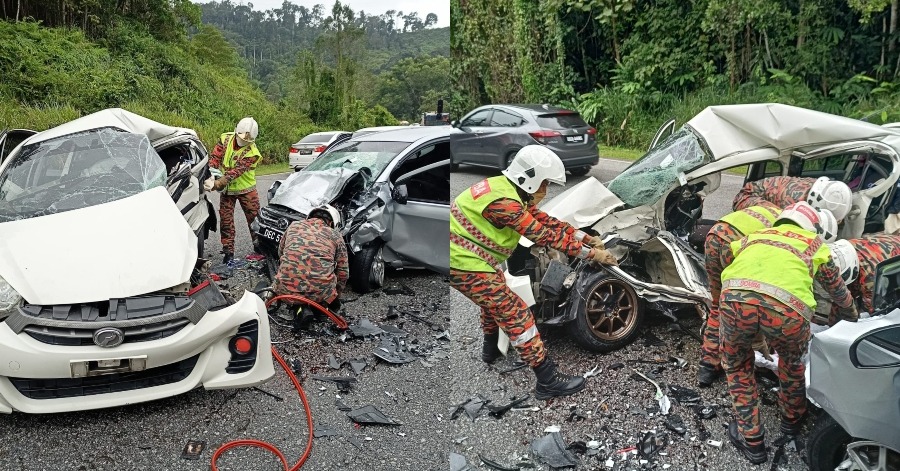 Tiga Maut Dalam Kemalangan Di Gerik