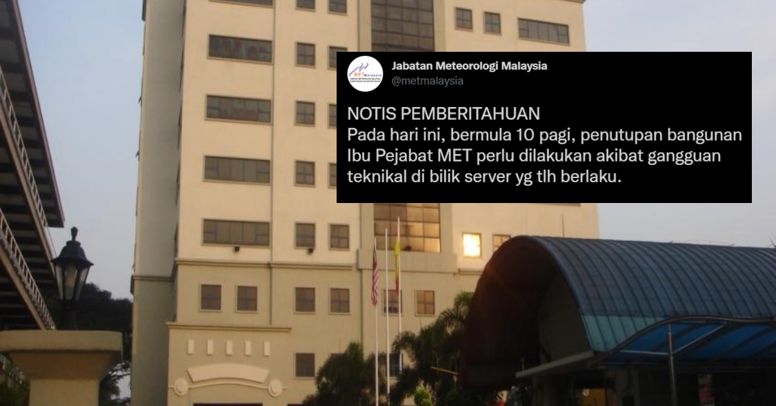 Bilik “Server” Alami Gangguan Teknikal, Laman Web MetMalaysia ...