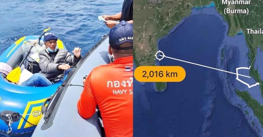 Dua Tahun Terpisah, Lelaki Nekad Kayuh Bot Getah 2000km Dari Thailand ...