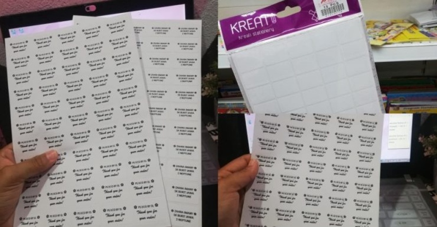 Wanita Ini Ajar Cara Mudah Buat ‘Custom Sticker Label’, Hanya ...