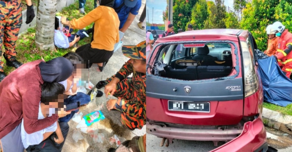 Lelaki Maut & 6 Kanak-Kanak Cedera Kemalangan Di Sungai Buloh