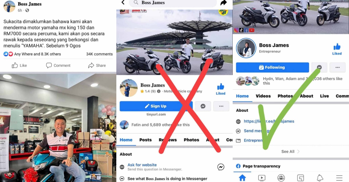Viral 'Boss James' Nak Derma Yamaha MX King & Wang Tunai RM7,000, Polis ...