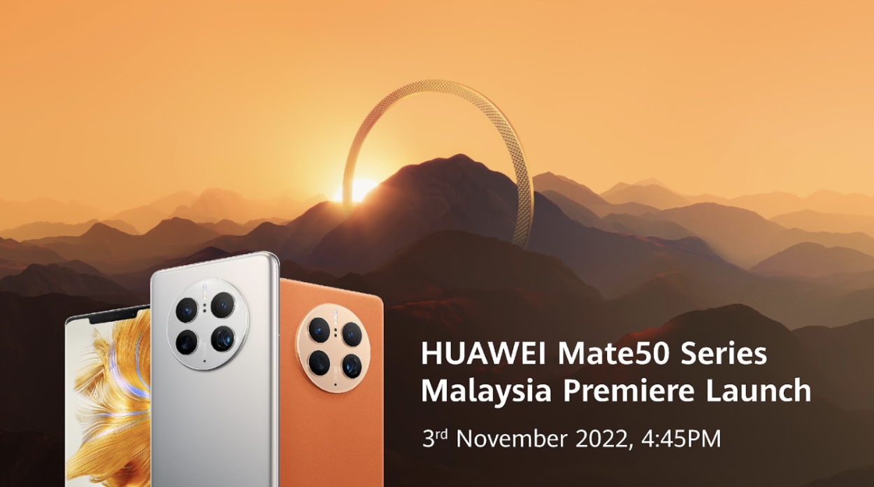 Penantian Anda Sudah Berakhir, HUAWEI Akan Melancarkan Siri MATE50 Pada 3 November