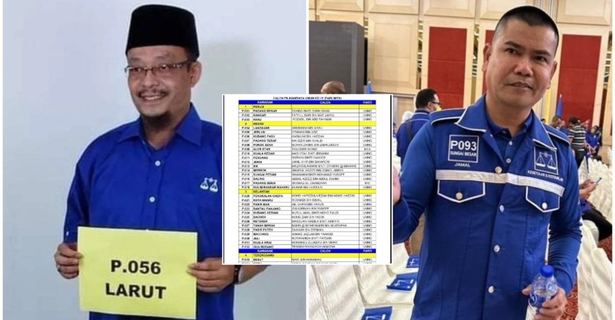 PRU 15: Ini Senarai Penuh Nama Calon BN & Kawasan Bertanding