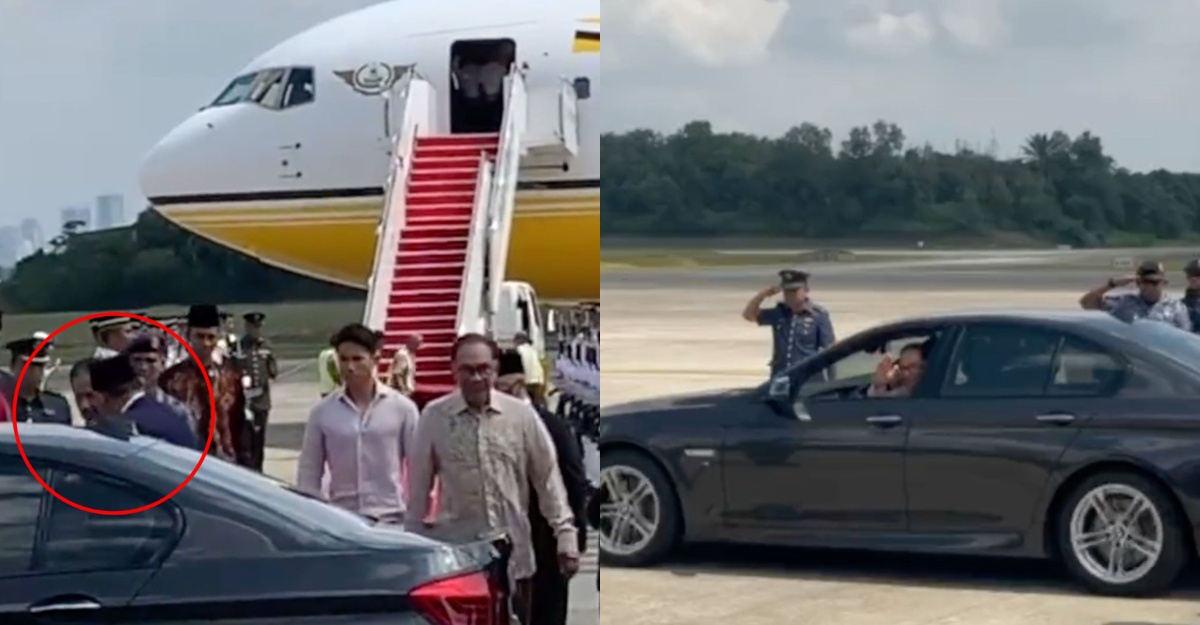 Lawatan Khas: Sultan Brunei Berkenan Pandu Sendiri BMW Bawa Anwar Ke ...