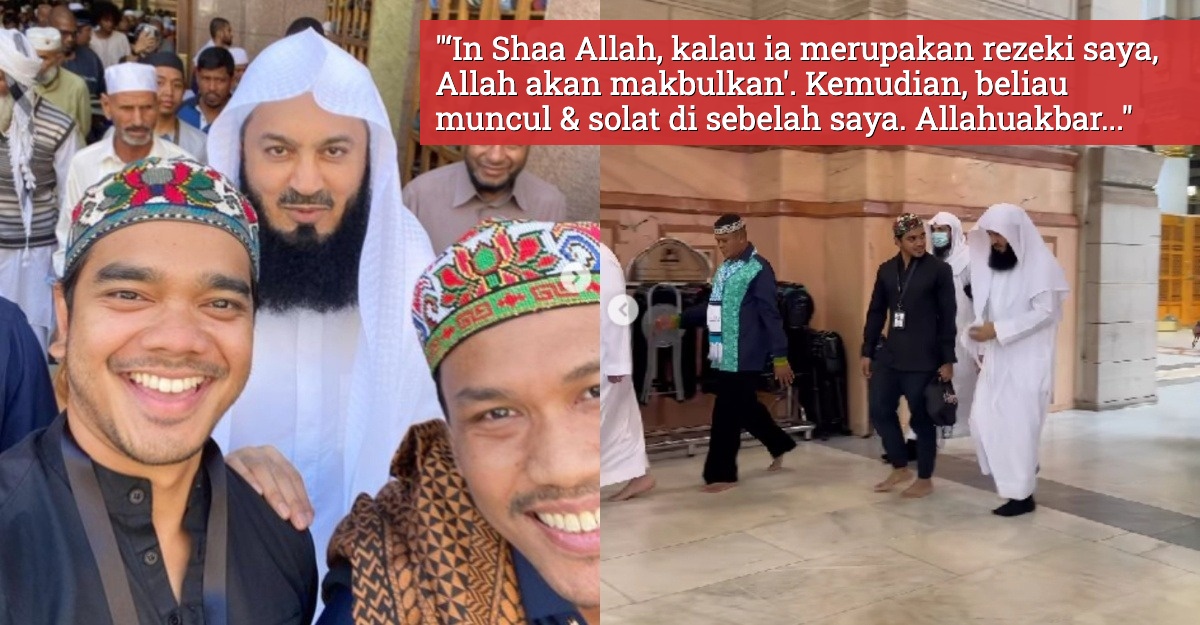 Tak Sangka Doa Makbul, Alif Satar Teruja Jumpa Mufti Menk Di Tanah Suci