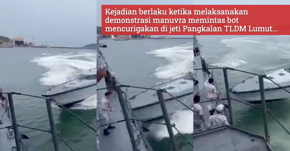 Bot Laju TLDM Dipercayai Hilang Kawalan, Terlanggar KD Laksamana Tan Pusmah