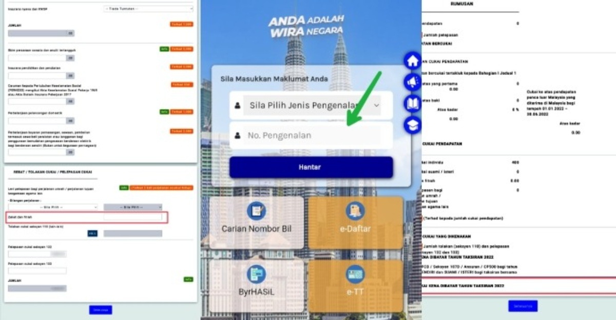 Cara Nak Isi E-Filing