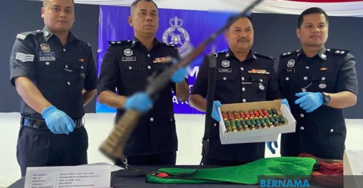 Polis Rampas Senapang Patah, Peluru Hidup, Dadah Di Kuala Krai