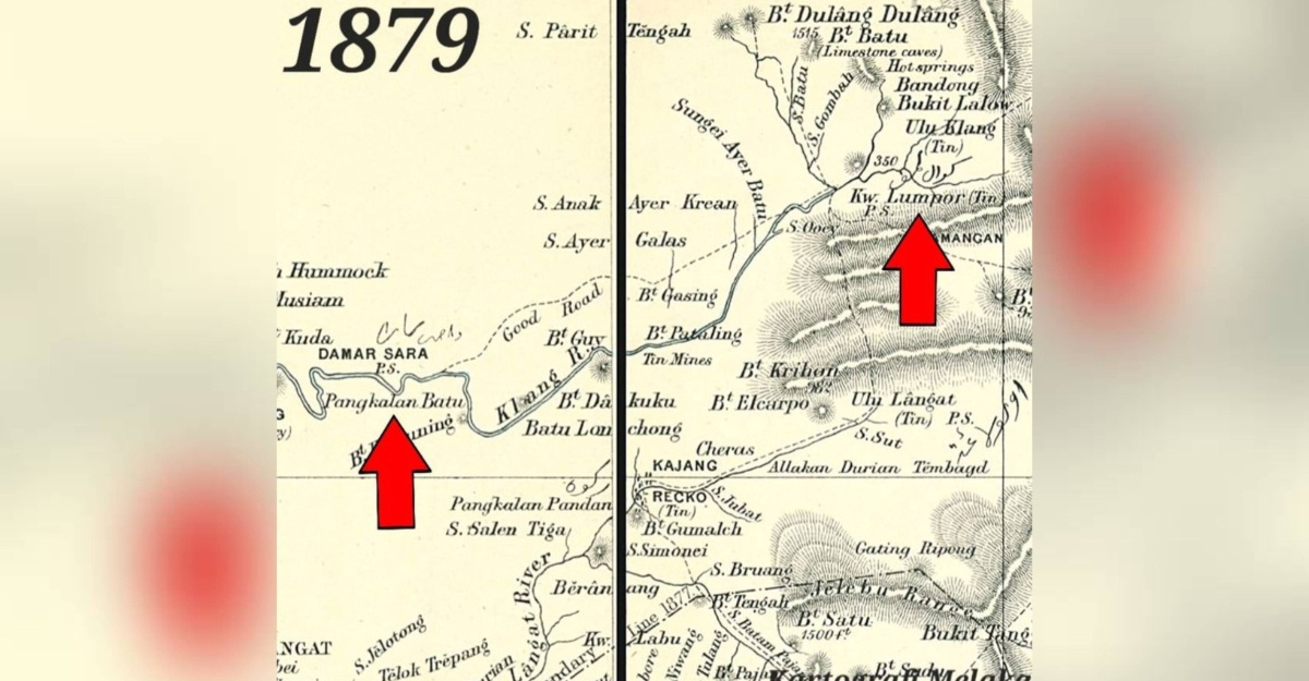 Direkodkan Dalam Peta Lama, Ini Sejarah Laluan Pengkalan Batu Ke Kuala ...