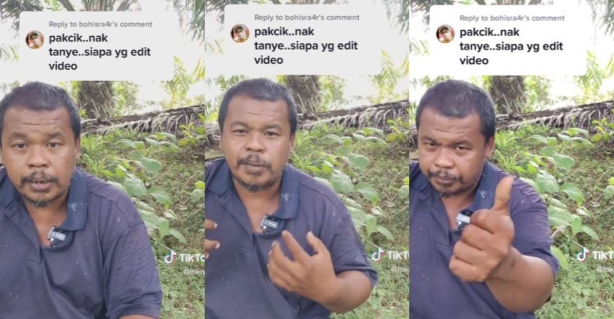Ditanya Siapa Sunting Video, "Pakcik Edit Sendiri Nak, Dengan Serba ...