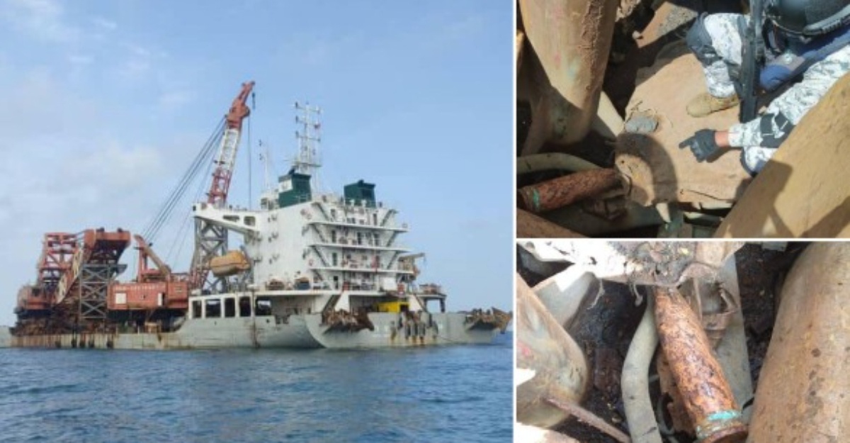 APMM Jumpa 100 Butir Peluru Meriam Aktif Dalam Kapal Pengangkut Dari China