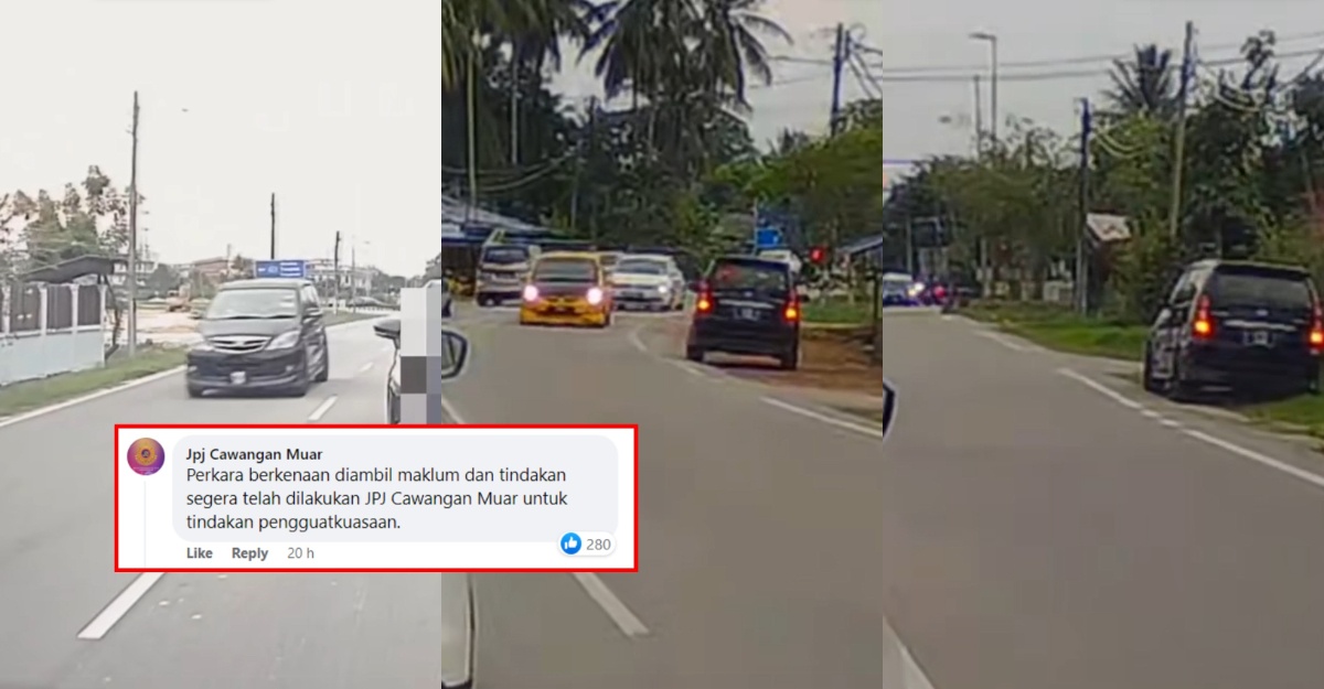 Tular Video Avanza Potong Barisan, JPJ Muar Ambil Tindakan