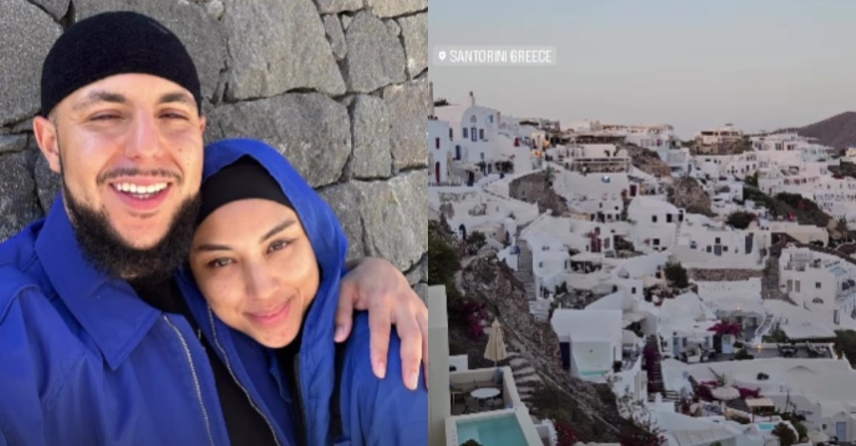 Mizz Nina, Essam Bulan Madu Di Greece