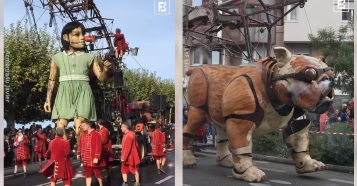Perarakan Patung Boneka Gergasi Di Perancis Raih Perhatian Ramai