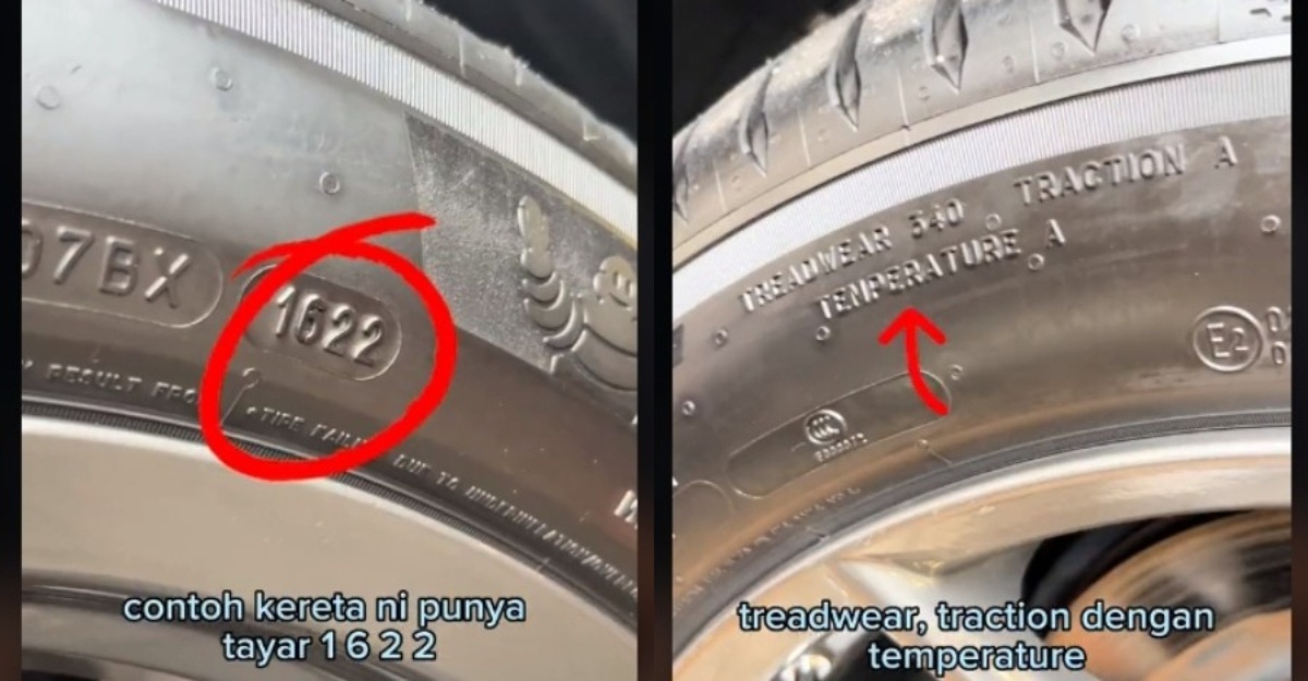 Lelaki Ni Ajar Cara Nak Tengok Tahun Pembuatan Tayar, Tak Kena Tipu Dah