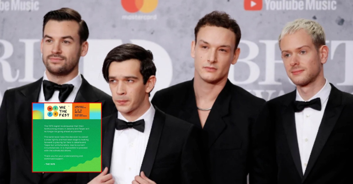 The 1975 Batalkan Persembahan Di Indonesia & Taiwan