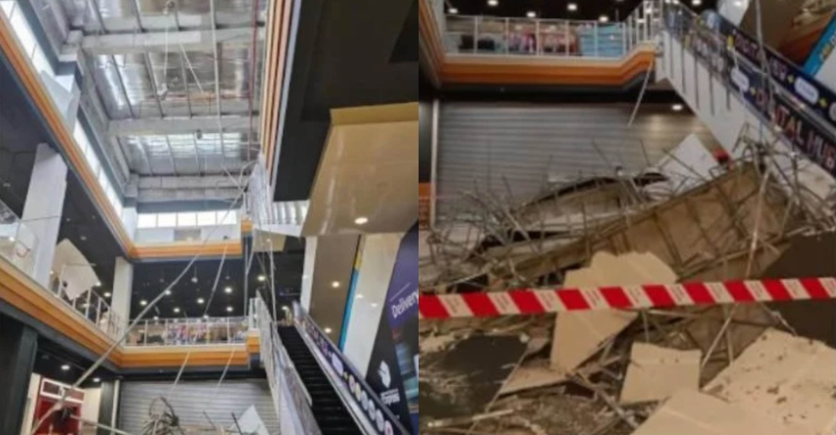 Siling BMC Mall Runtuh, Tiada Kemalangan Jiwa Dilaporkan