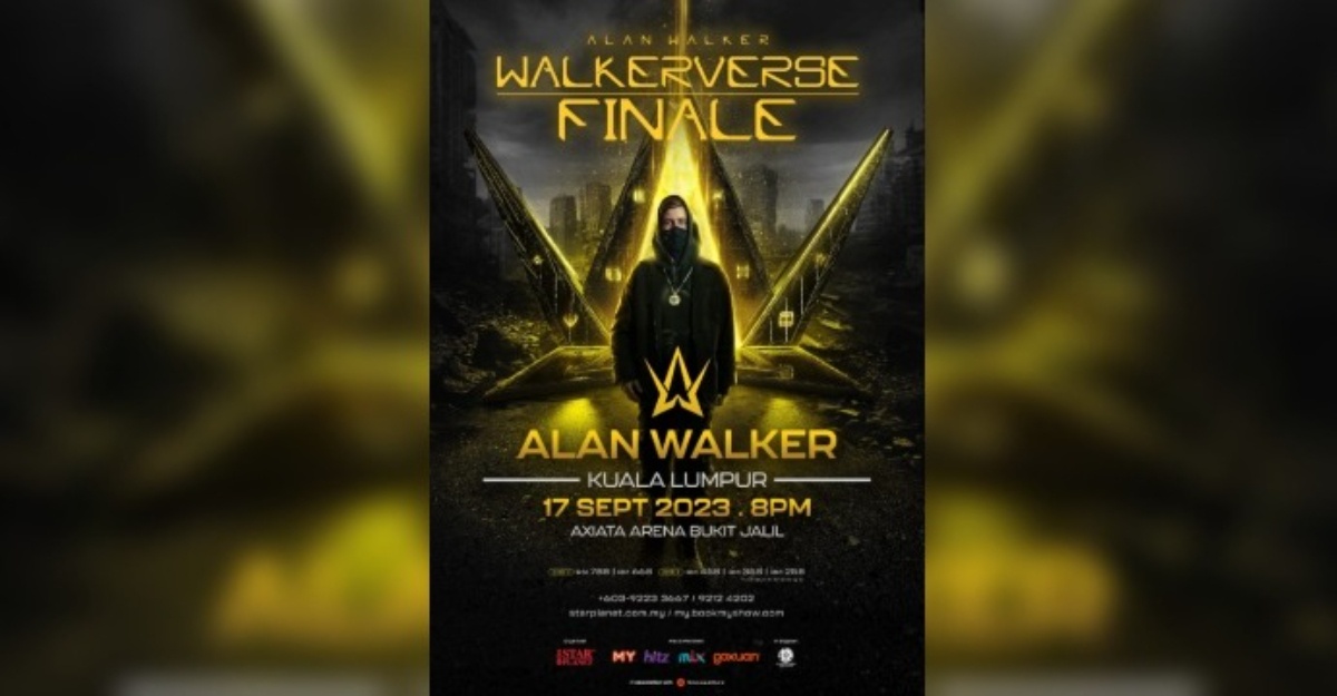 Konsert Alan Walker, “Walkerverse” Gegar KL September Ini