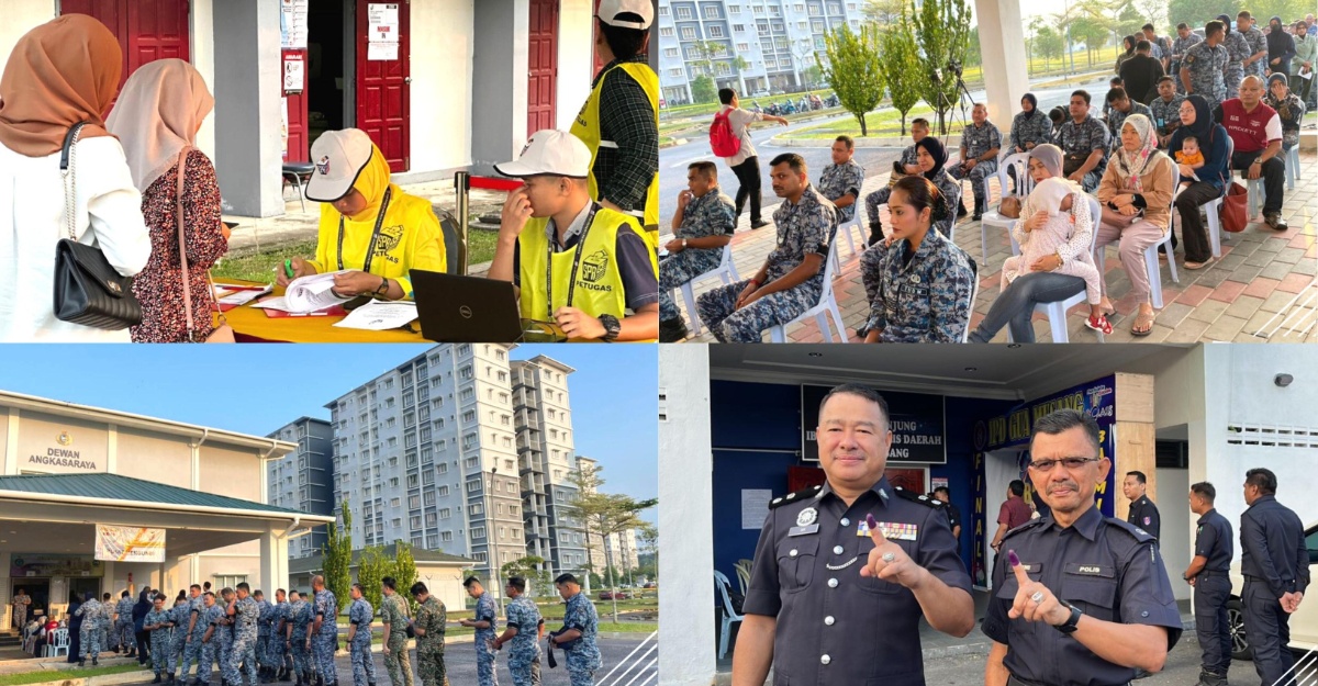 PRN: Pusat Pengundian Awal Dibuka 8 Pagi Ini