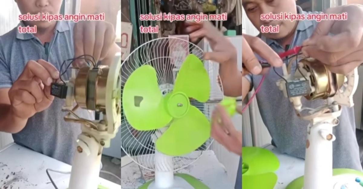 Abang Ni Tunjuk Cara Baiki Kipas Yang Berhenti Berpusing