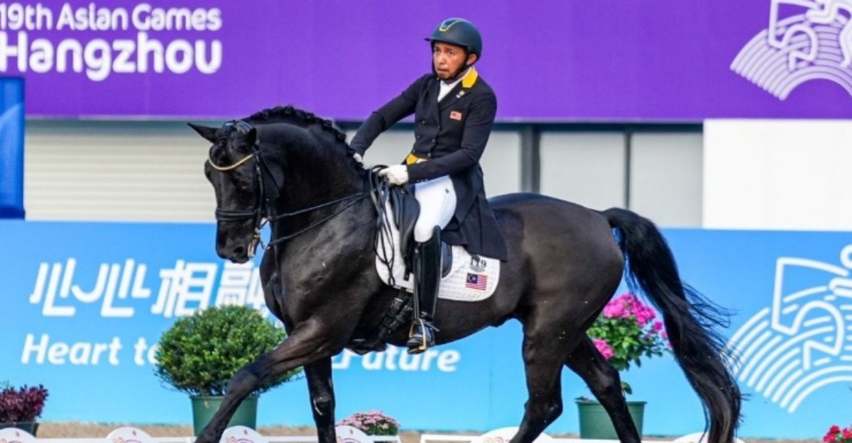 Mohd Qabil Pahat Sejarah Hadiahkan Emas Sulung Malaysia Dalam Ekuestrian