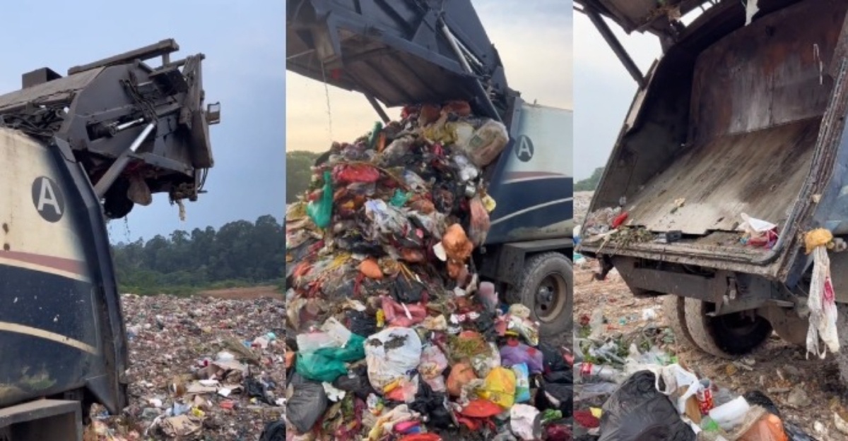 Ramai Tertanya-tanya, Abang Ni Tunjuk Proses Macam Mana Lori Sampah ...