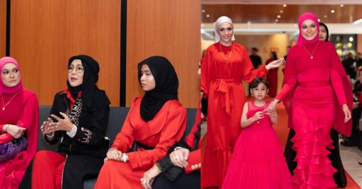 Pertama Kali Catwalk Bersama, Puteri Sarah & Sumayyah Peraga Koleksi ...