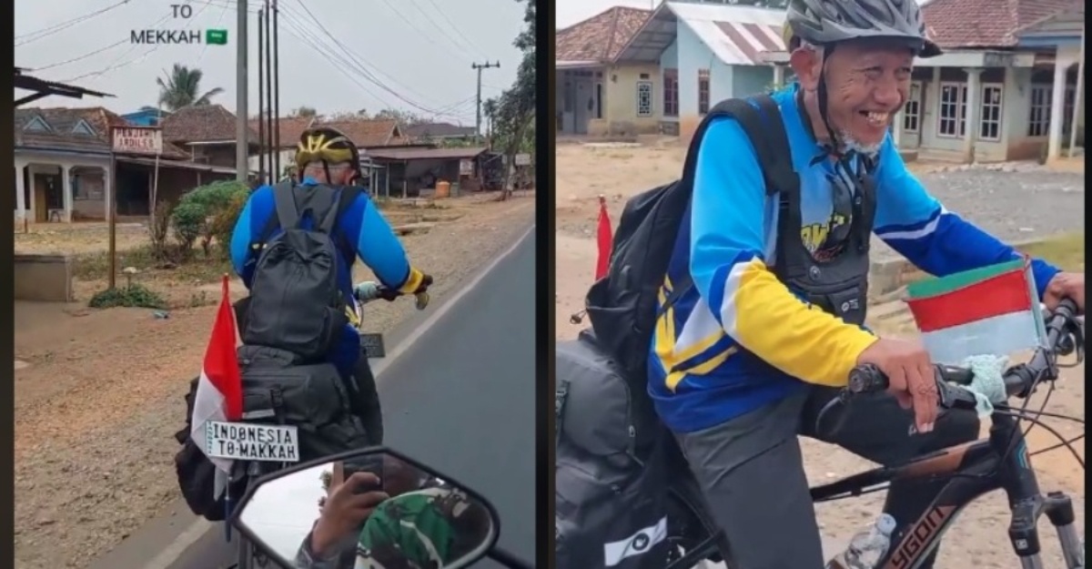 Atuk 63 Tahun Tak Luntur Semangat, Dah 11 Hari Kayuh Basikal Demi Tunai ...