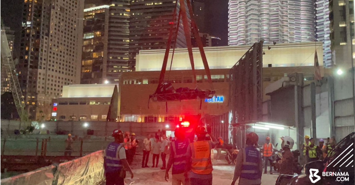 Operator Kren Meninggal Dunia Dalam Kabin Di Ketinggian 20 Meter