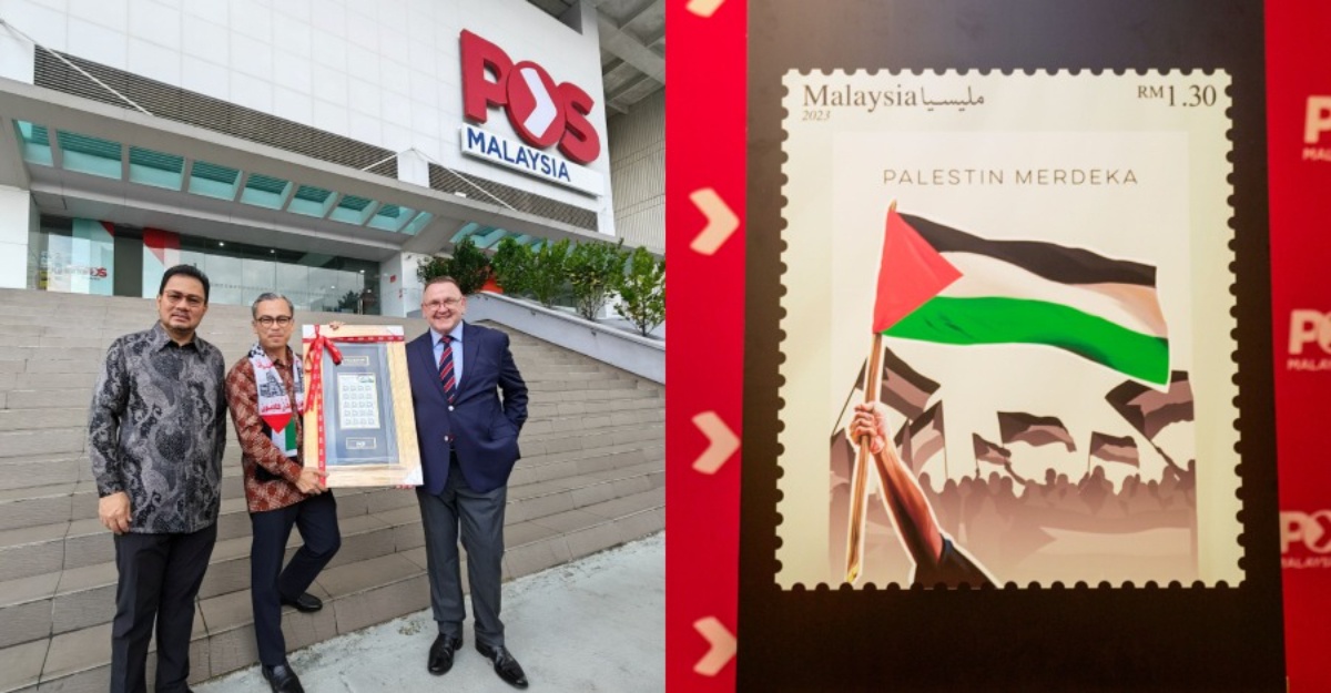 Pos Malaysia Terbitkan Setem Khas & Sampul Hari Pertama “Palestin Merdeka”