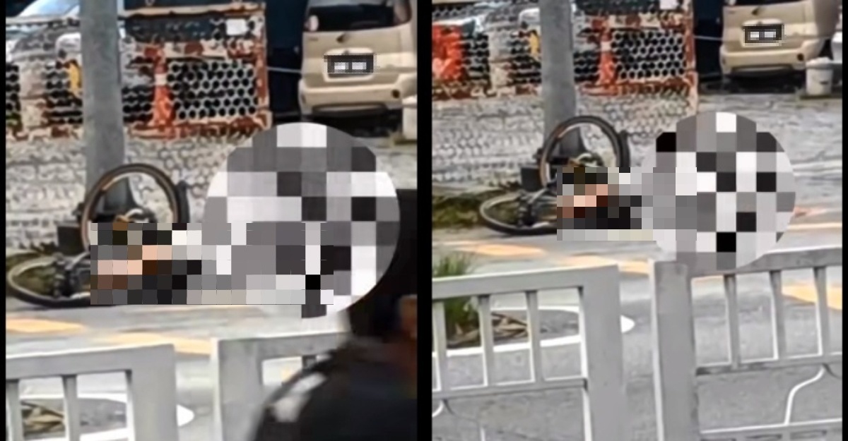 Warga Emas Tengah Berbasikal Maut Digilis Treler