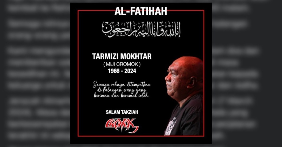 Pemain Dram Kumpulan Thrash Metal Legenda, Miji Cromok Meninggal Dunia