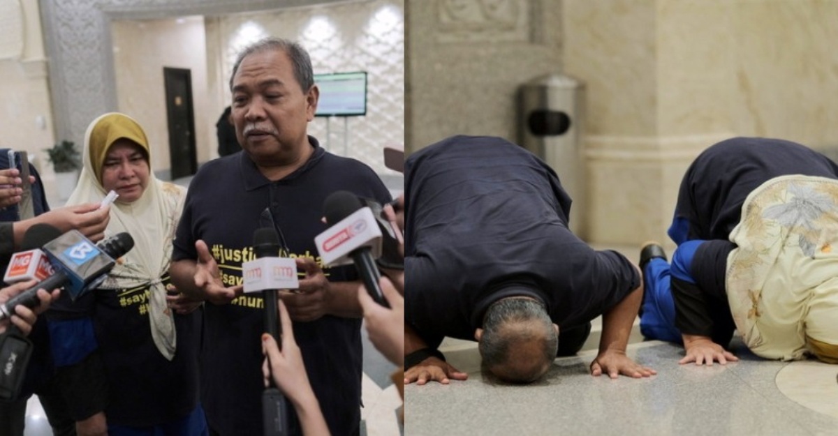 Ibu Bapa Zulfarhan Sujud Syukur, Lega Keadilan Kini Terbela