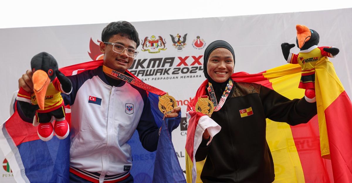 Danish Iftikhar, Nur Afrina Raja Dan Ratu Pecut SUKMA 2024