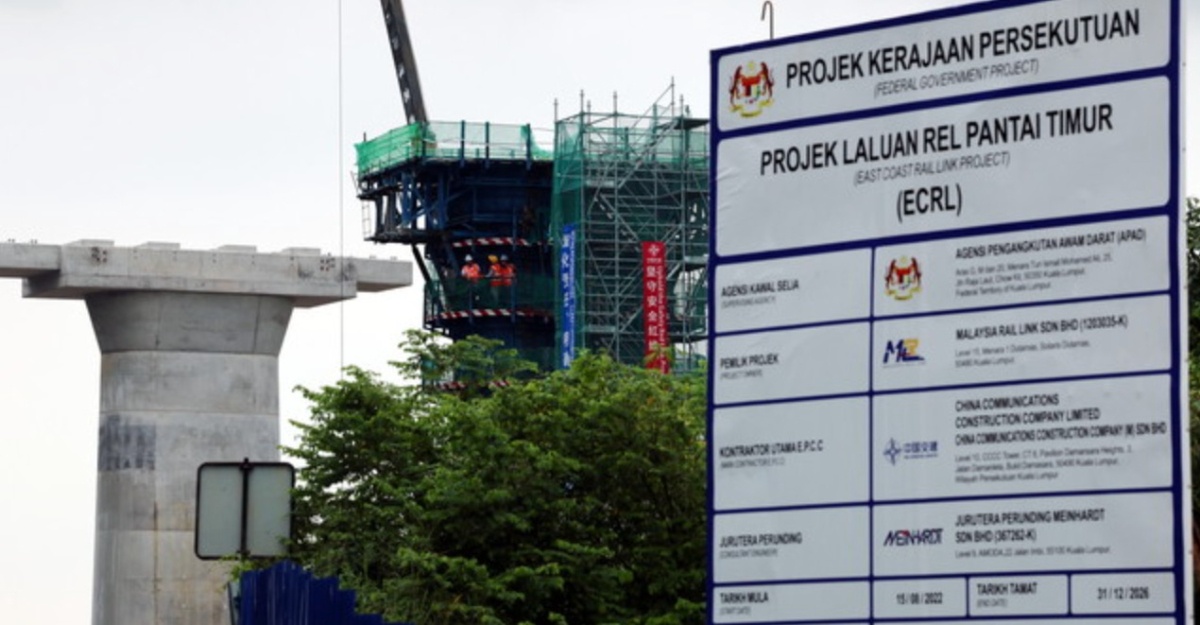 ECRL: Perjalanan Gombak-Kota Bharu Hanya 4 Jam