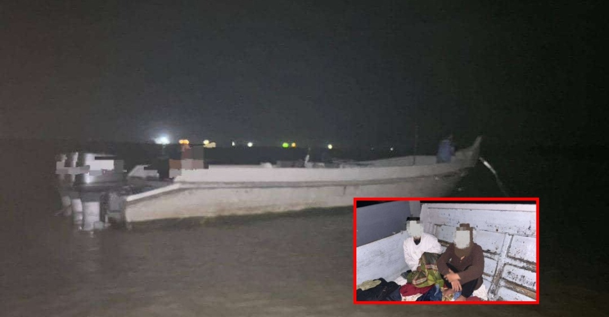 Cubaan Seludup PATI, Tekong Bot Nekad Terjun Laut Lepas Langgar Bot APMM