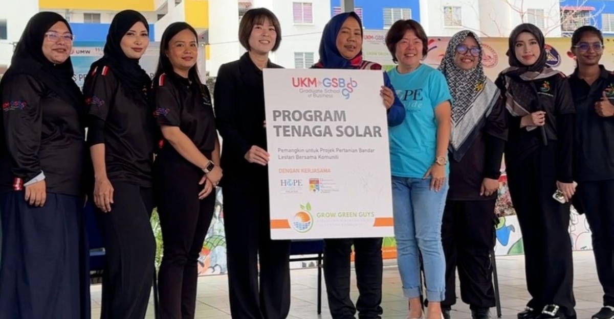 Perasmian Tenaga Solar Untuk Kebun Komuniti PPR Beringin, Kuala Lumpur